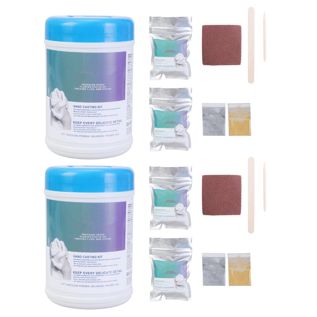 Наборы для создания слепков рук и ног для младенцев и пар