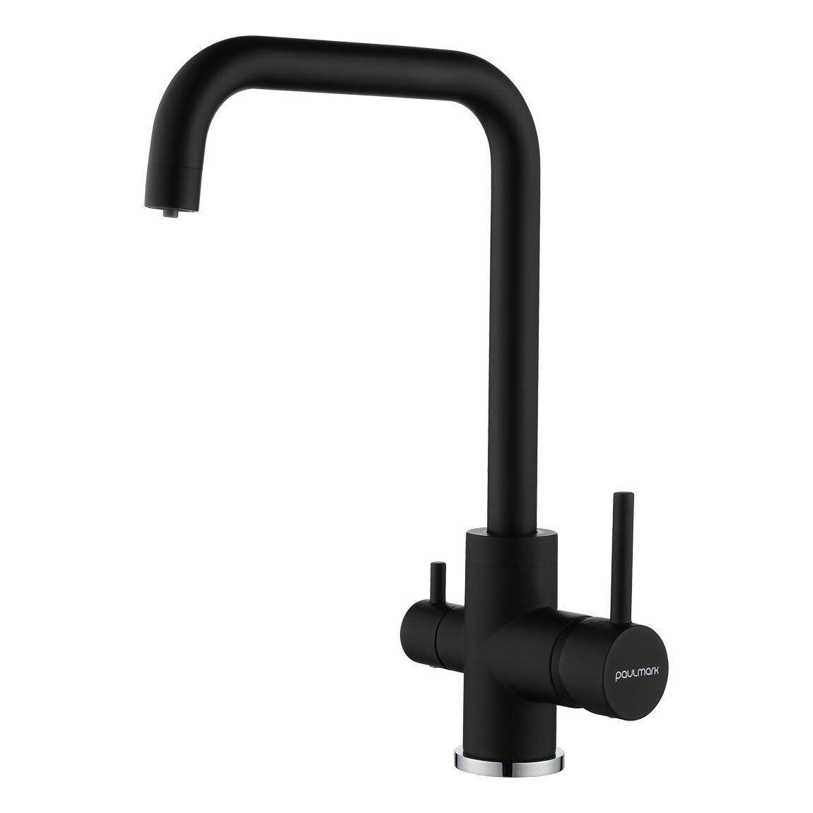 Смеситель Paulmark LOGAS Lo213021-AN антрацит с подключением к фильтру