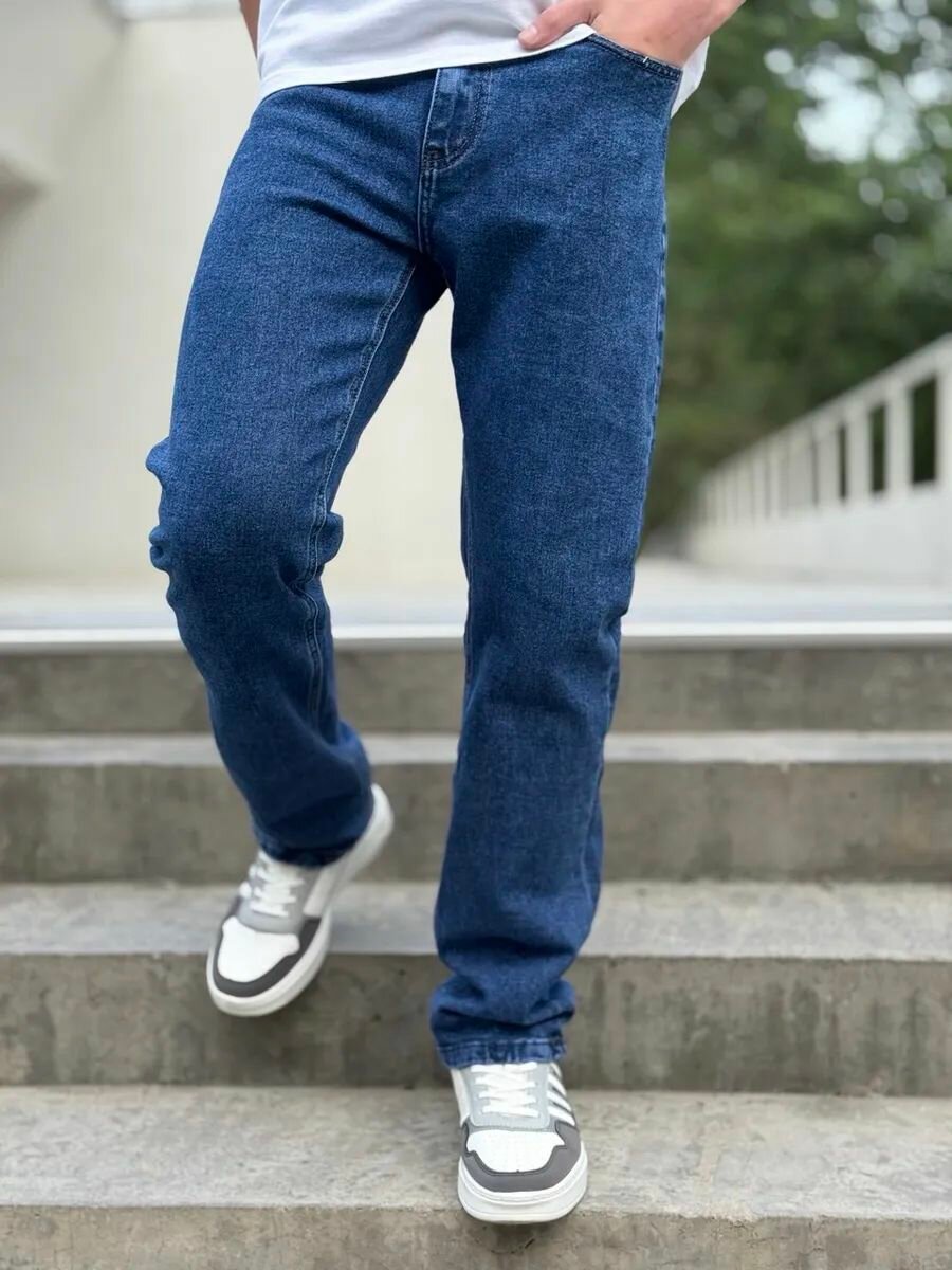 Джинсы джинсы прямые классические 