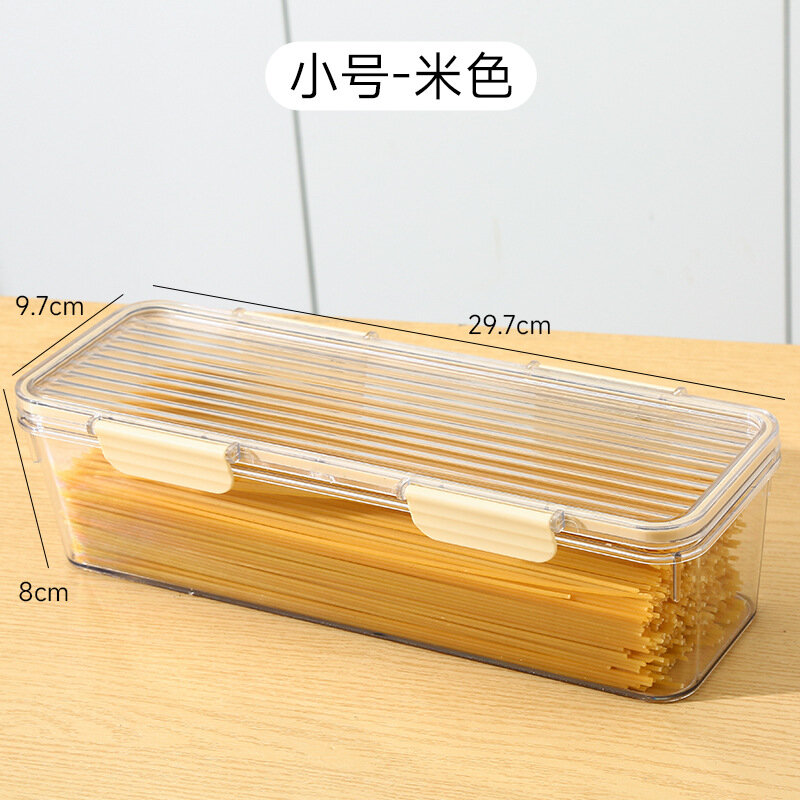 Кухонное хранилище, новое улучшение, герметичный висячий контейнер для лапши, прямоугольный контейнер для хранения пищевых продуктов, органайзер для спагетти, магический инструмент