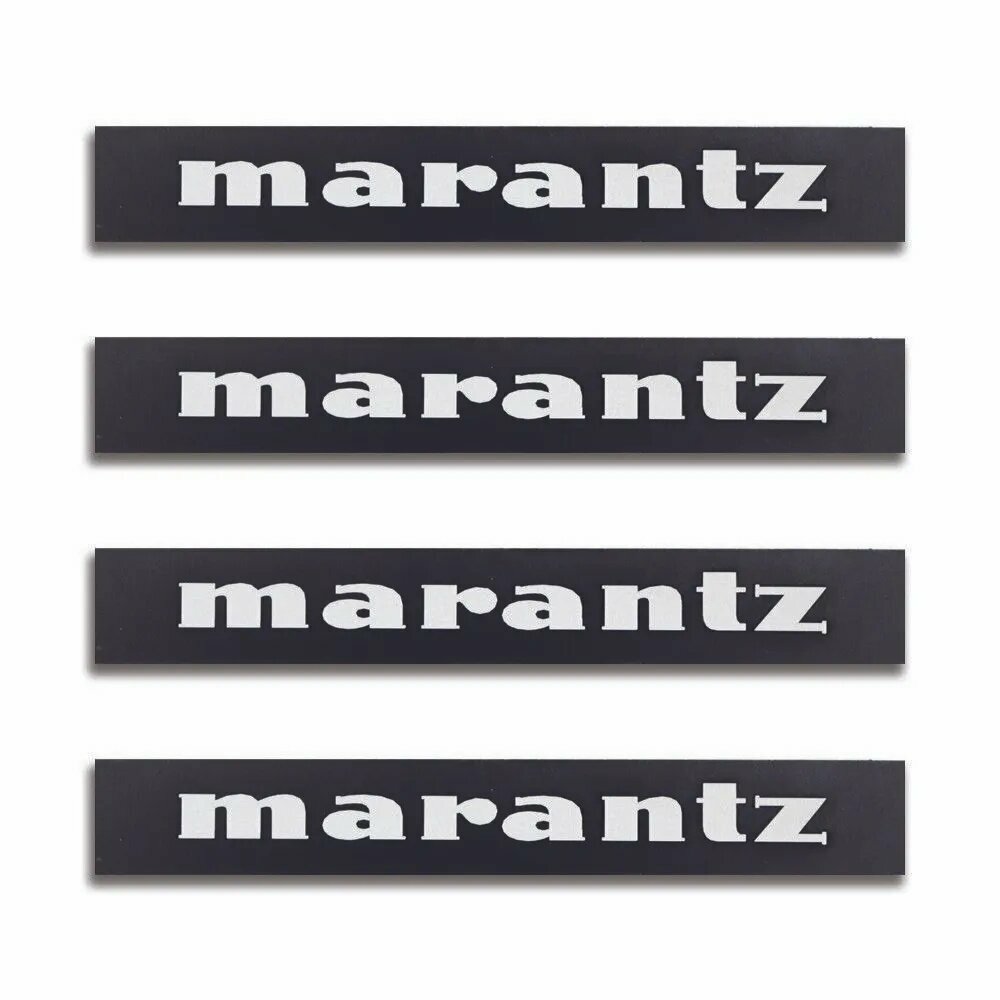 Знак логотипа алюминиевый для колонок Marantz 88,9мм 12,7мм