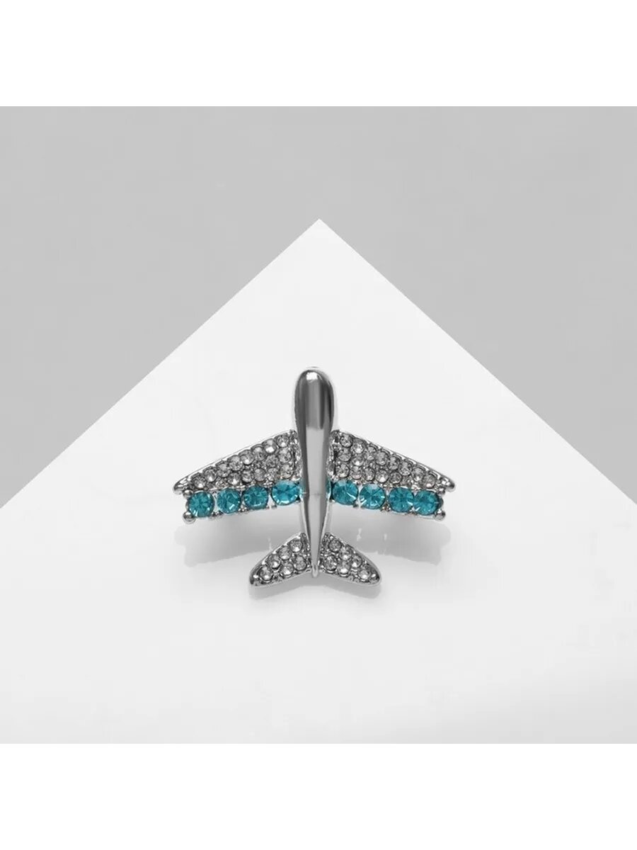 Брошь, стразы