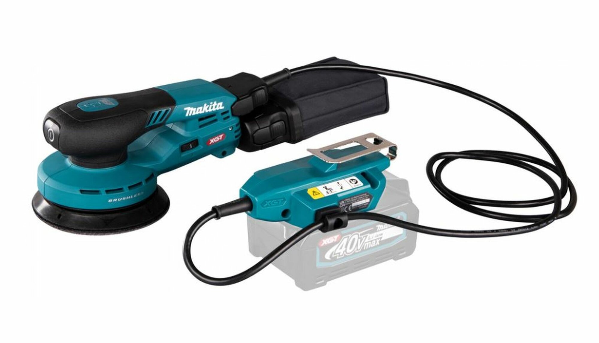 Эксцентриковая шлифмашина Makita BO003CGZ XGT 40В 125мм. амплитуда 3мм (без АКБ и З/У)