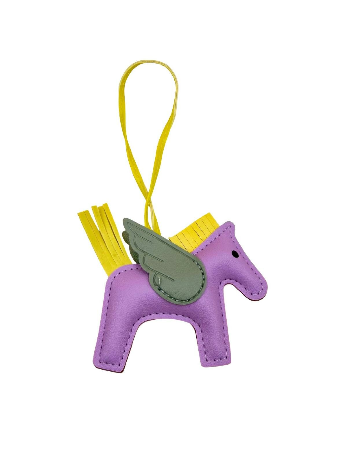 Брелки-подвески в виде Ангела-Пегаса ручной работы с детальной резьбой и набивкой