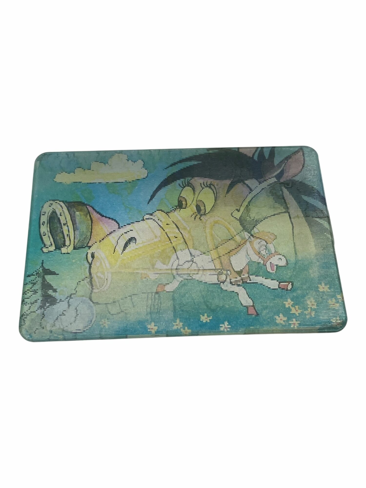 Советский винтажный переливающийся календарь, советская мультипликация, сделано в СССР