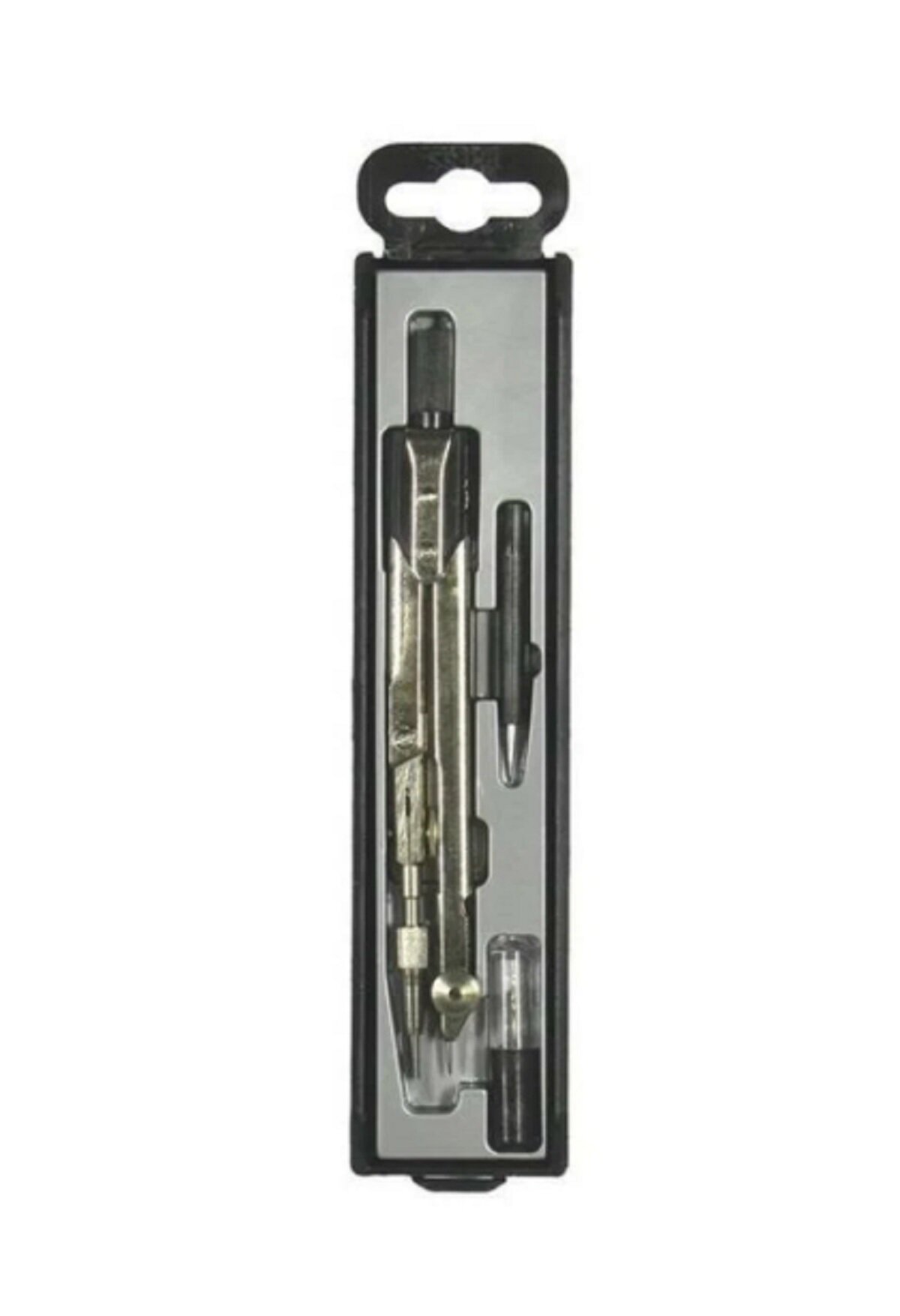 Набор чертежный Globus "Техника", циркуль, пенал, игольная вставка, 125мм, черный