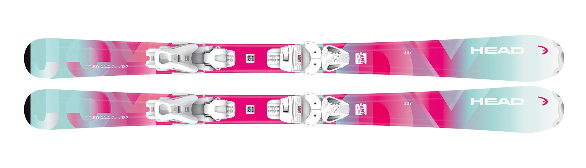 Горные лыжи с креплением HEAD Joy Easy JRS (117-147) + JRS 7.5 GW 127 см