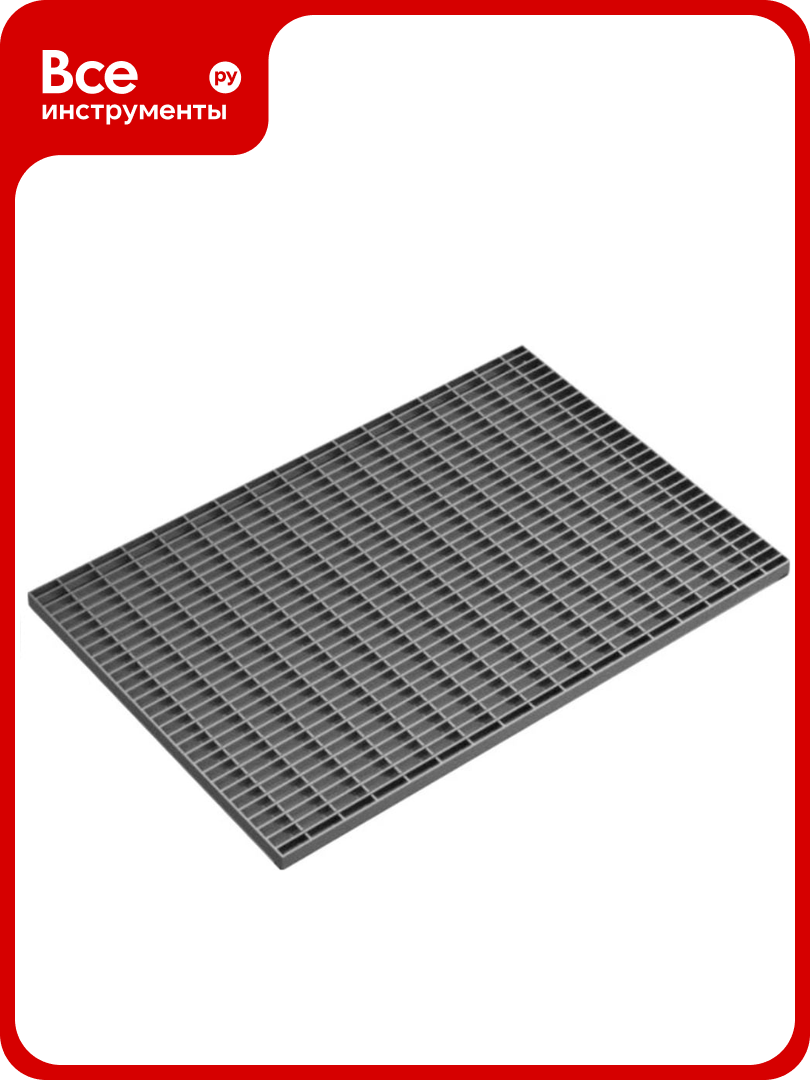 Грязезащитная решетка анмакс 990x490x20 мм, стальная, ячеистая, оцинкованная 302А