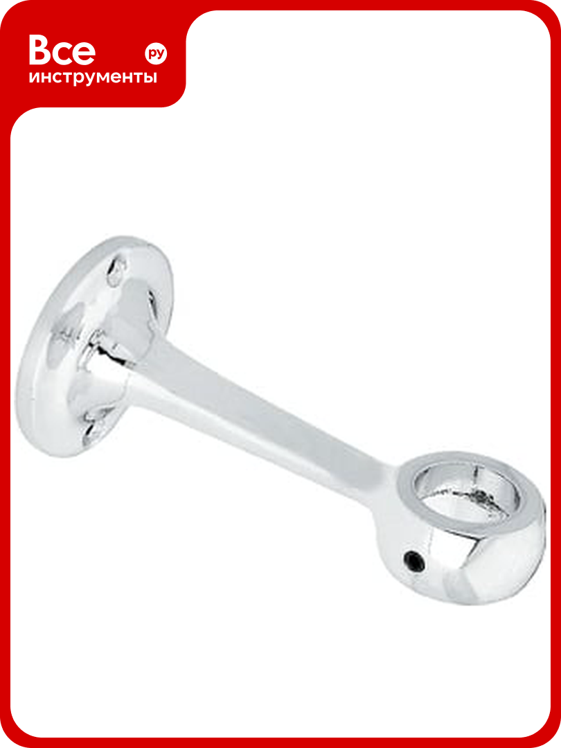 Дистанционный сквозной держатель MFK-TORG Jr-58 32 Z-012-32 JR-58 32 VACUUM, хромированный металл, для труб