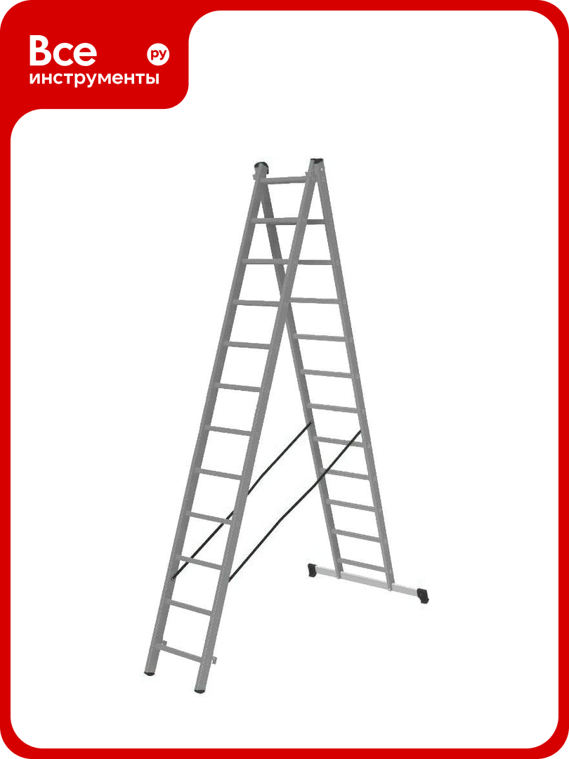 Двухсекционная лестница Inforce 2x12 ЛП-02-28