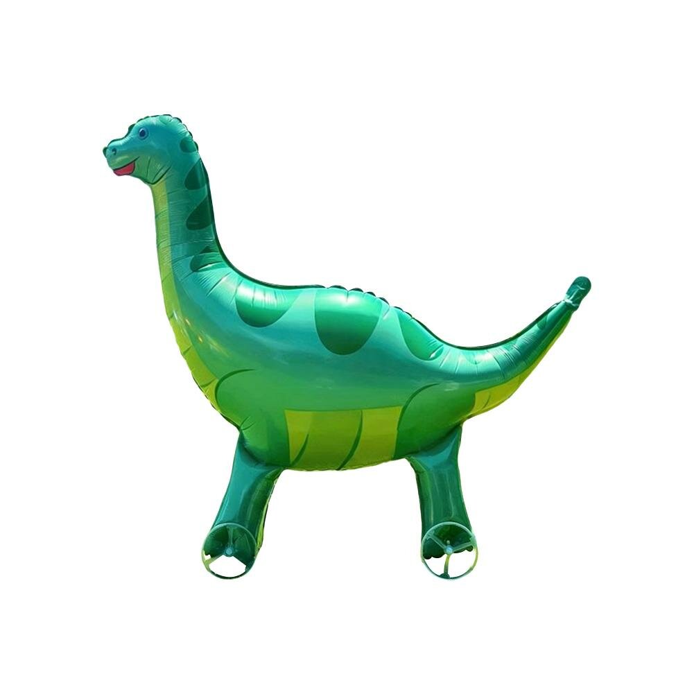 Гигантский воздушный шар в виде ходячих животных, высотой 79 см (31,5 дюйма), 4D, в форме кошки/собаки/тигра/слона, с веревочкой для натяжения и колесиками для игры без гелия, интерактивное украшение и игрушка для детской вечеринки (1 комплект).