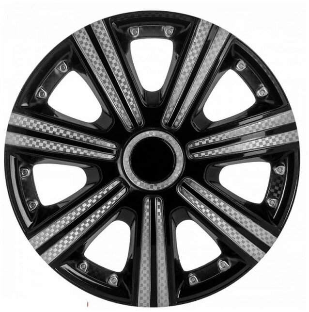 Колпаки на колеса R15 DTM Super Black 4 шт