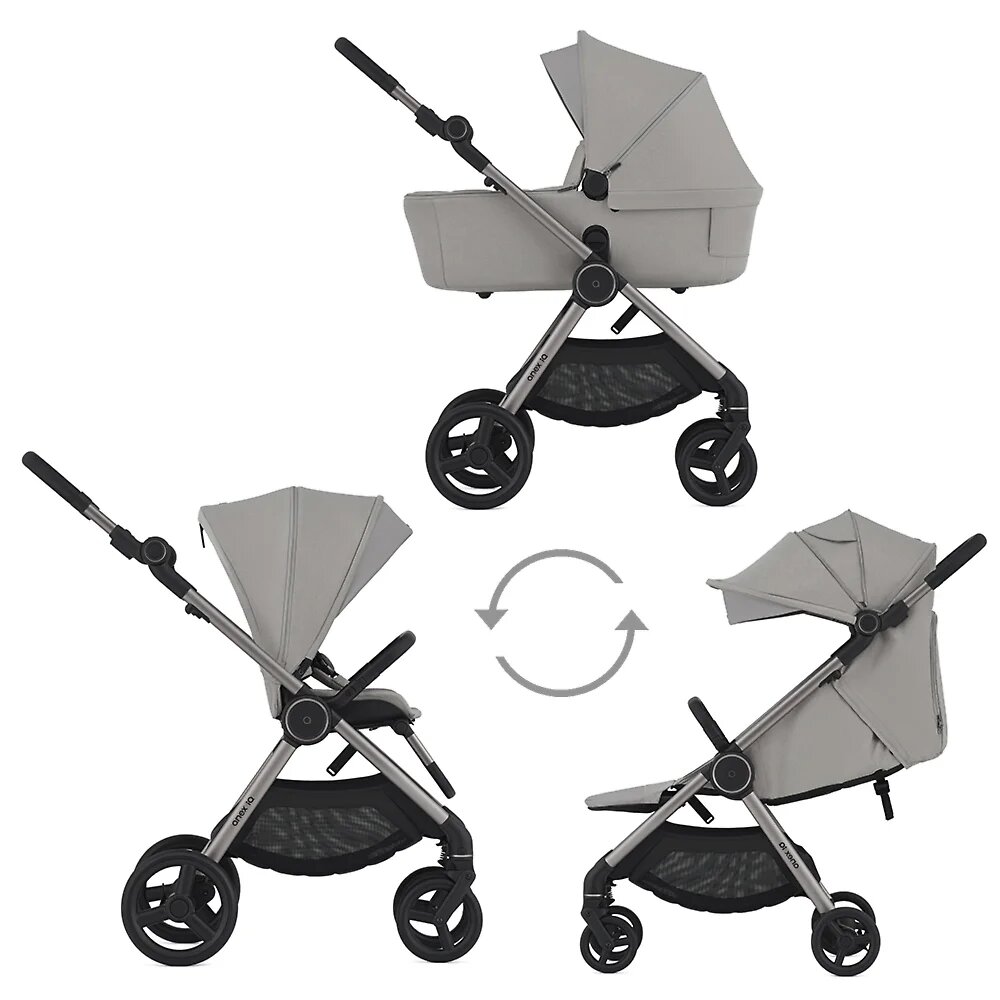 Коляска-трансформер Anex IQ Premium, цвет Silve (Серебристый), артикул производителя iQ-19