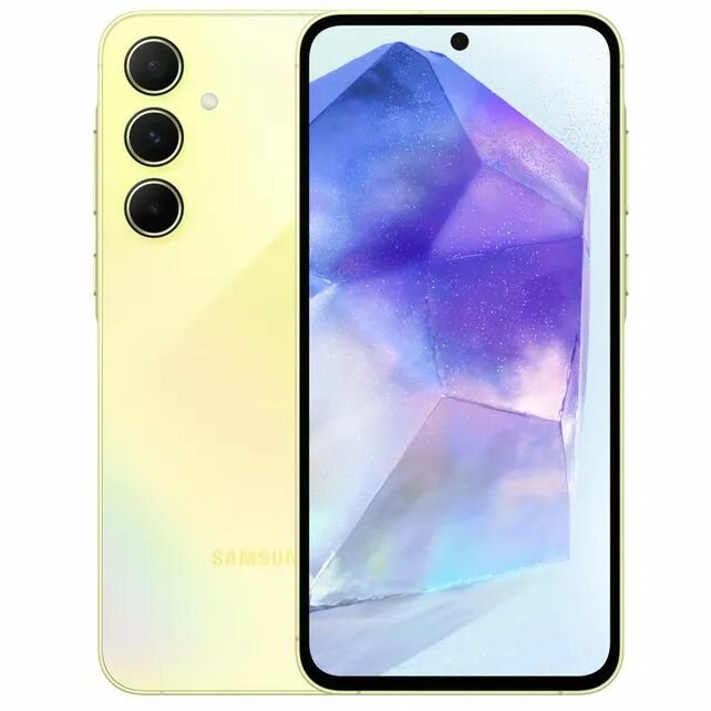 6,6" Смартфон Samsung A55 5G 8/128 ГБ (A55 5G) желтый