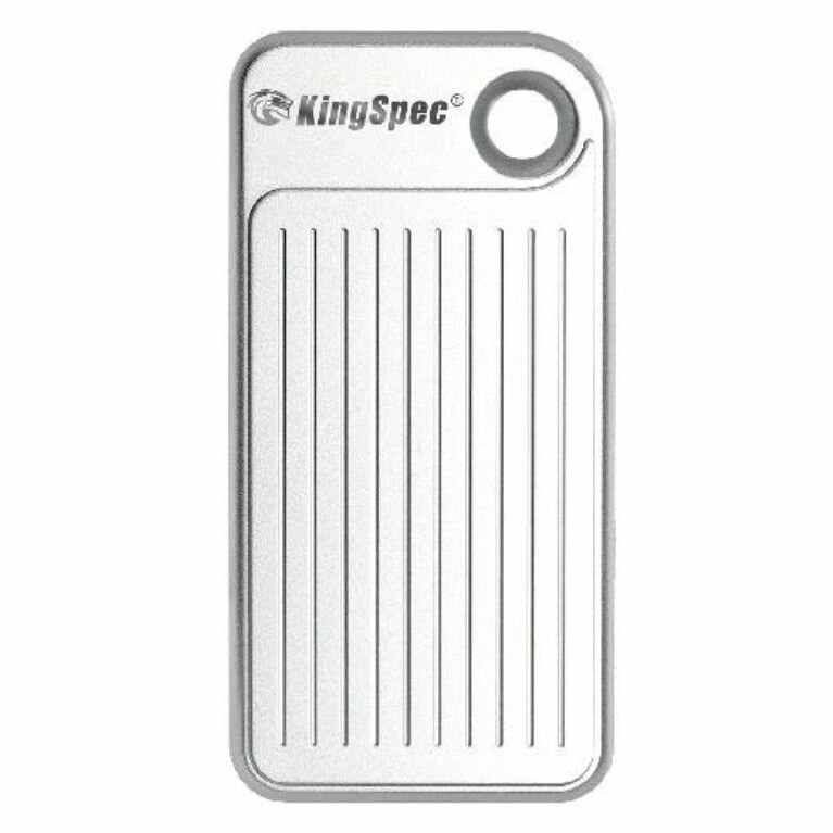1 ТБ Внешний SSD-диск KingSpec Z3S-1T (Z3S-1ЕT) серебристый - USB 3.2, чтение - 460 Мб/с, запись - 430 Мб/с