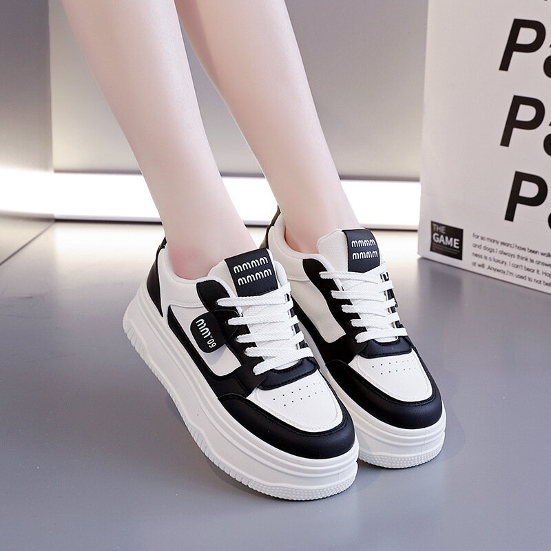 ВесКеды ИзнСтой AIS Ботинки Женщины Зима Усиленный размер 35-43 Флис Высокий верх Универсальный Студенты Теплый Белый 3521/Black