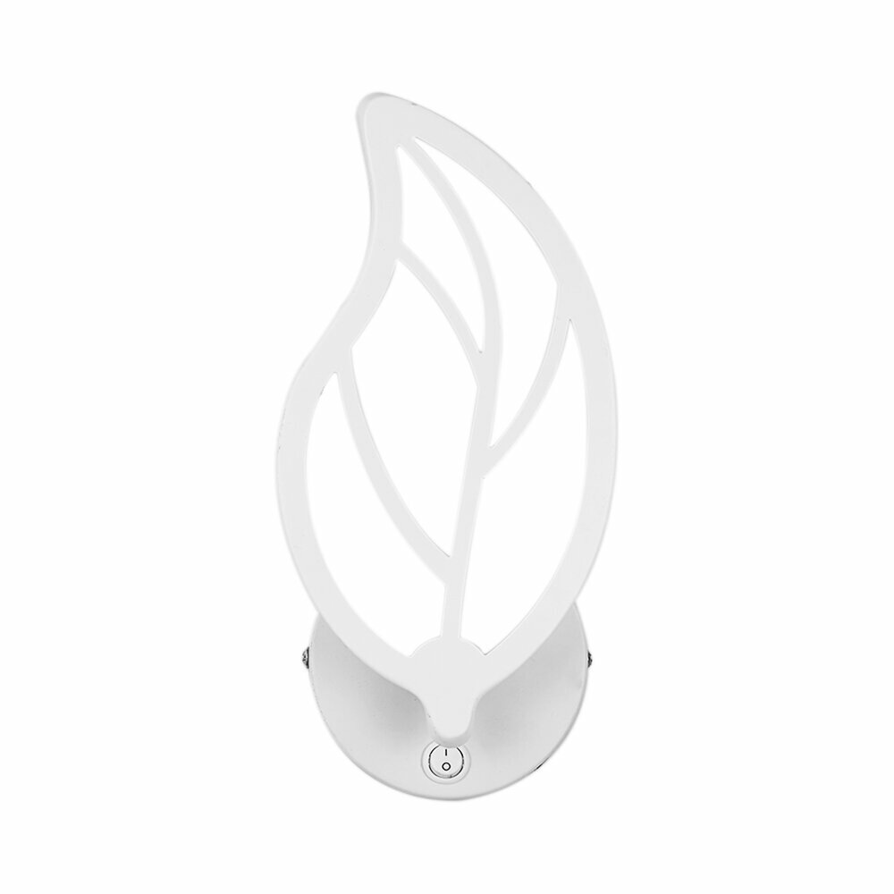 Светодиодные настенные светильники из акрила с выключателем ON/OFF AC85-265V 10W теплый белый 3000K для ванной комнаты, спальни, коридора, лестницы, белый цвет, 1 штука