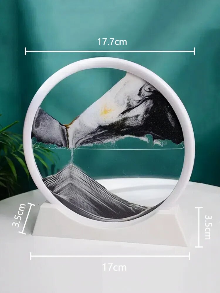 Картина песочная интерьерная 3D антистресс, Креативная статуэтка / Песочные часы антистресс / подарк