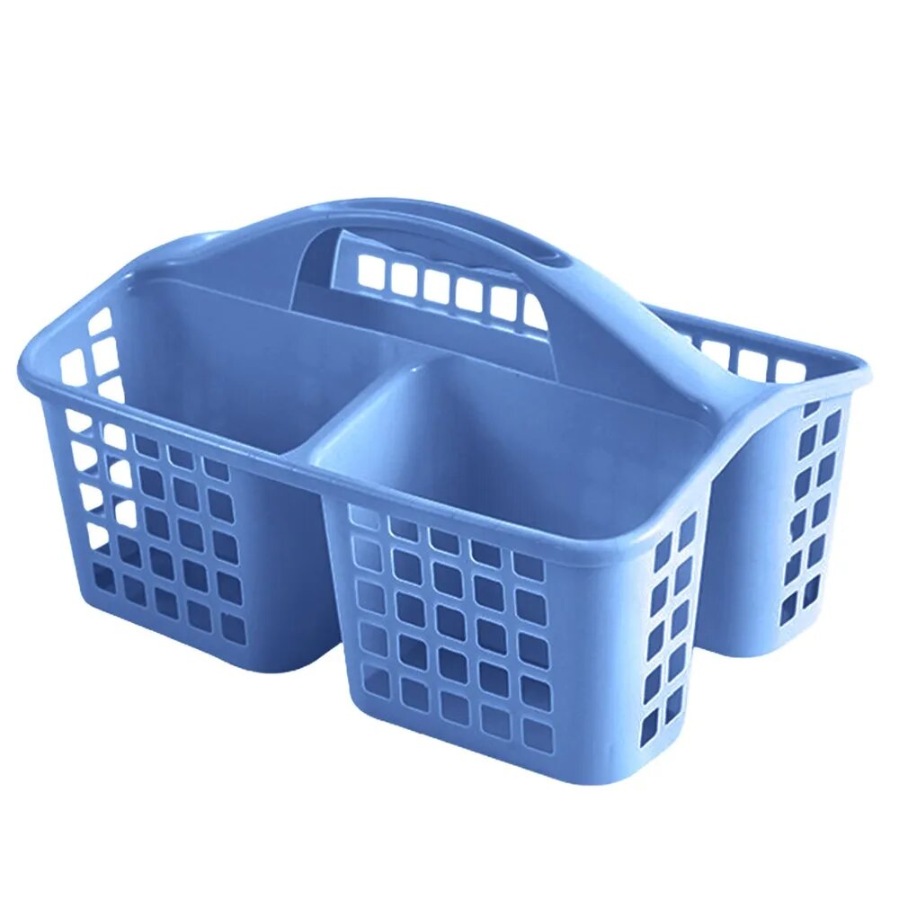 Вентилируемая корзина для душа с 3 отделениями туалетных принадлежностей и чистящих средств