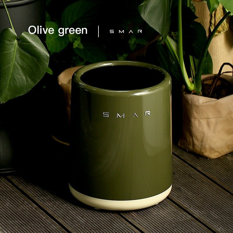 Роскошная офисная урна красного цвета, большая емкость, двухслойная урна, высококачественная корзина для мусора в спальне и ванной