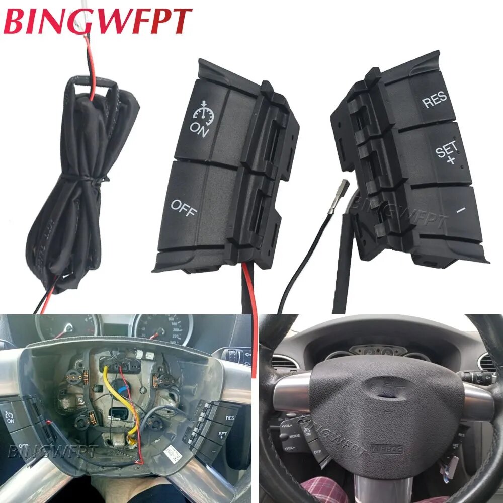 Консоль в автомобиль арт. Переключатель круиз-контроля Ford Focus 2 / Kuga 1 блок кнопок управления Фокус 2005 2006 2007 2008 2009 2010 2011