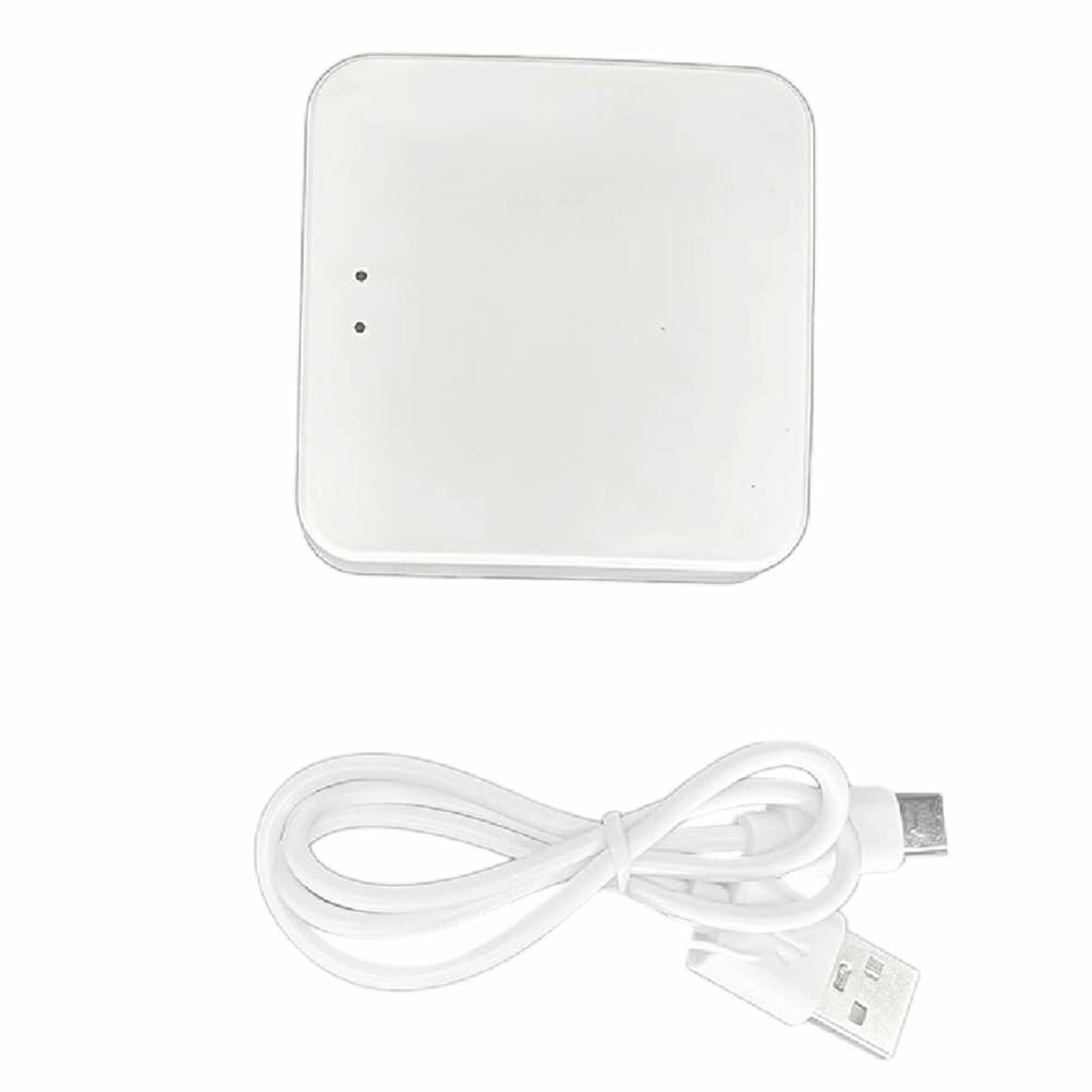 Gateway Graffiti, система центрального управления беспроводным шлюзом умного дома ZigBee , материал PC, поликарбонат, белый цвет, номинальное напряжение DC 5 V, метод связи Mesh, размер 59 мм x 59 мм x 11 мм, в комплект входят 1 шлюз,