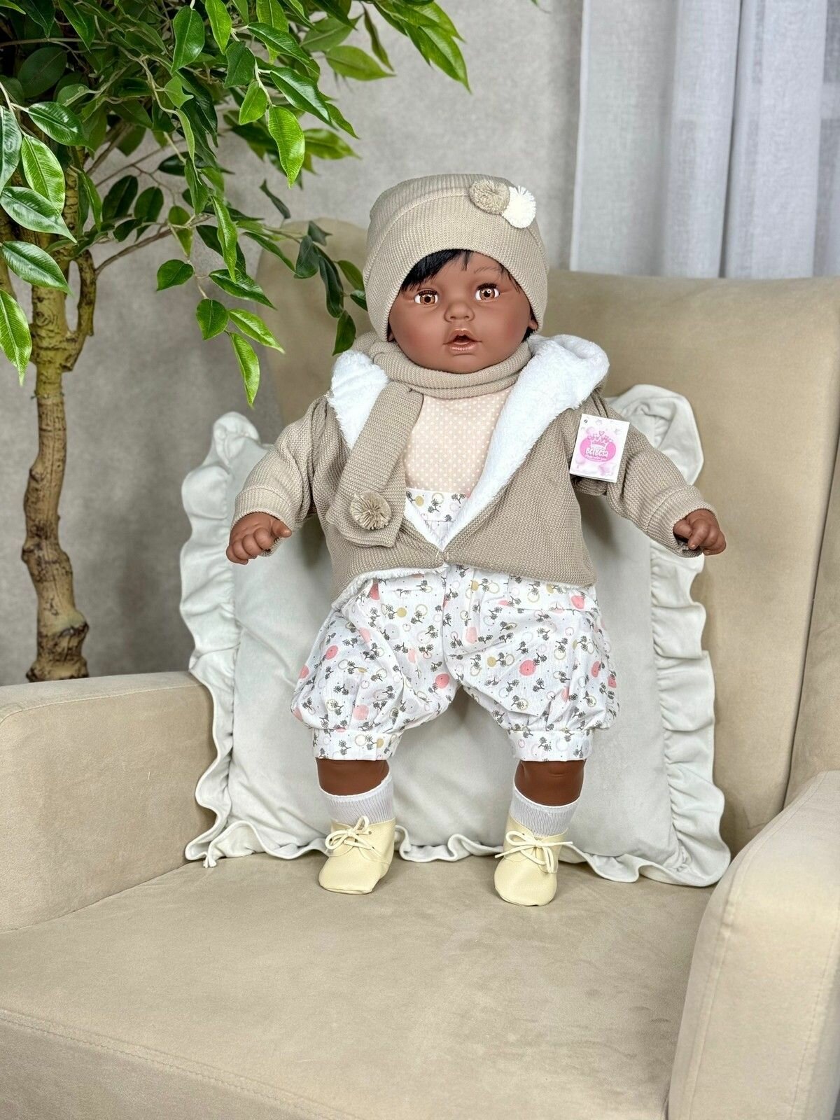 Кукла Berbesa мягконабивная 62см Dulzon (8055NS)