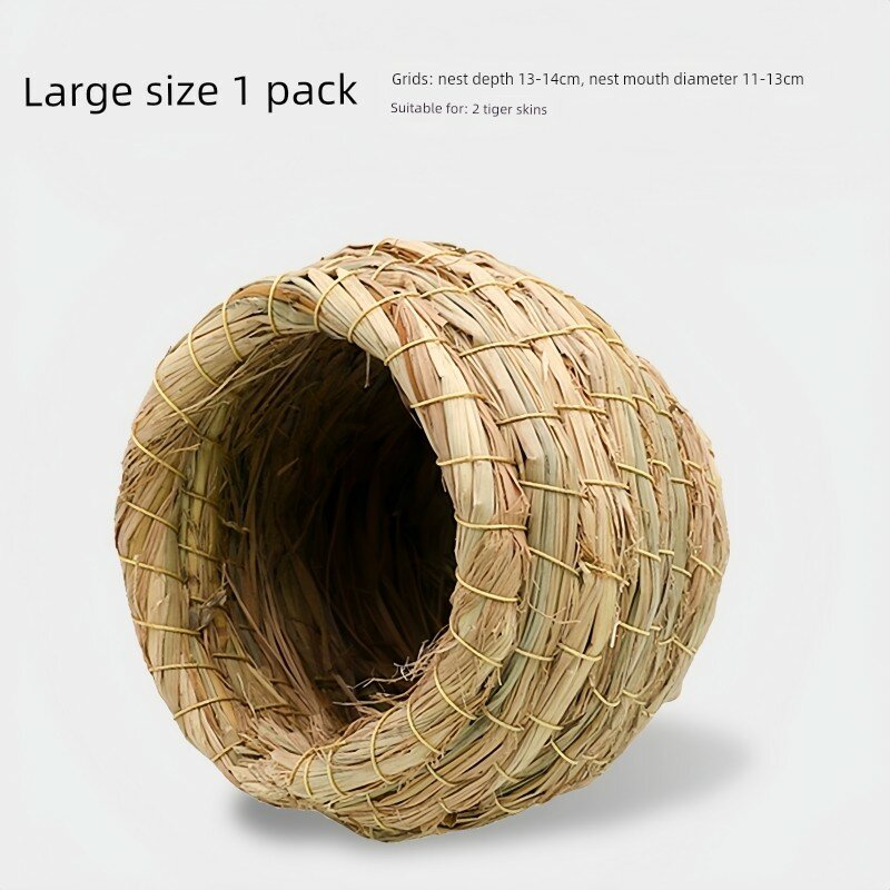 Гнездо для попугаев из скорлупы кокоса для мелких птиц, таких как волнистые попугайчики, неразлучники,