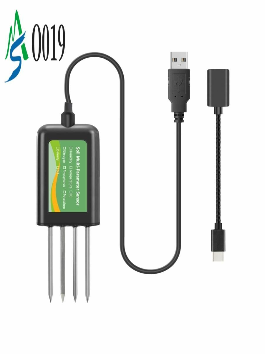 (V F B H) Датчик Почвы 8-В-1 Для Сельского Хозяйства Тестер PH, EC, Влажности,