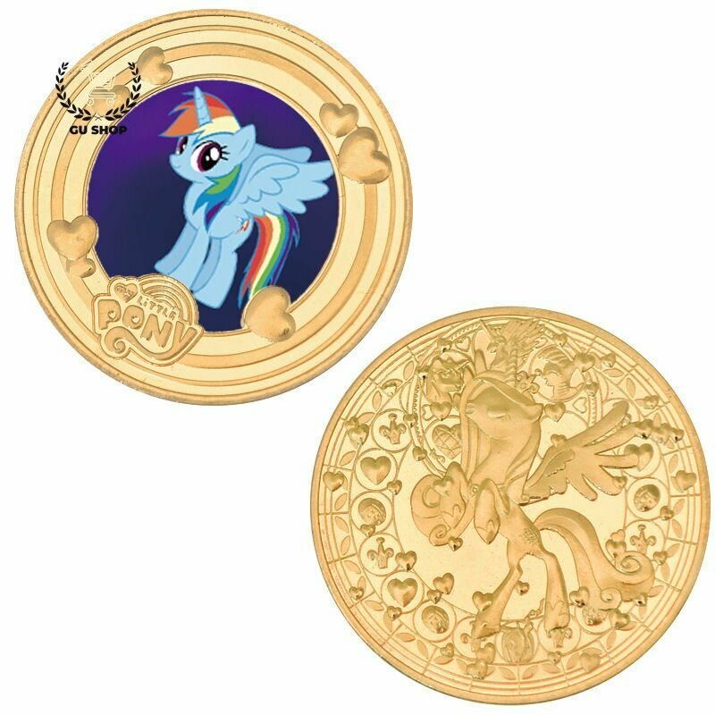 Новейшая серия анимационных монет Moon Universe 2026 года, недельные значки, детские подарочные коллекционные монеты