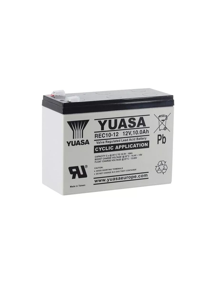 Аккумулятор YUASA REC10-12 12V 10Ач 150х64х112 унив. пол.