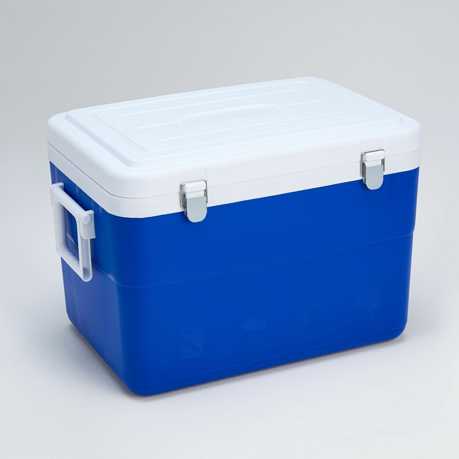 Термоконтейнер для еды, изотермический, пластик, 45 л, до 36 ч, 52x37x37 см, синий