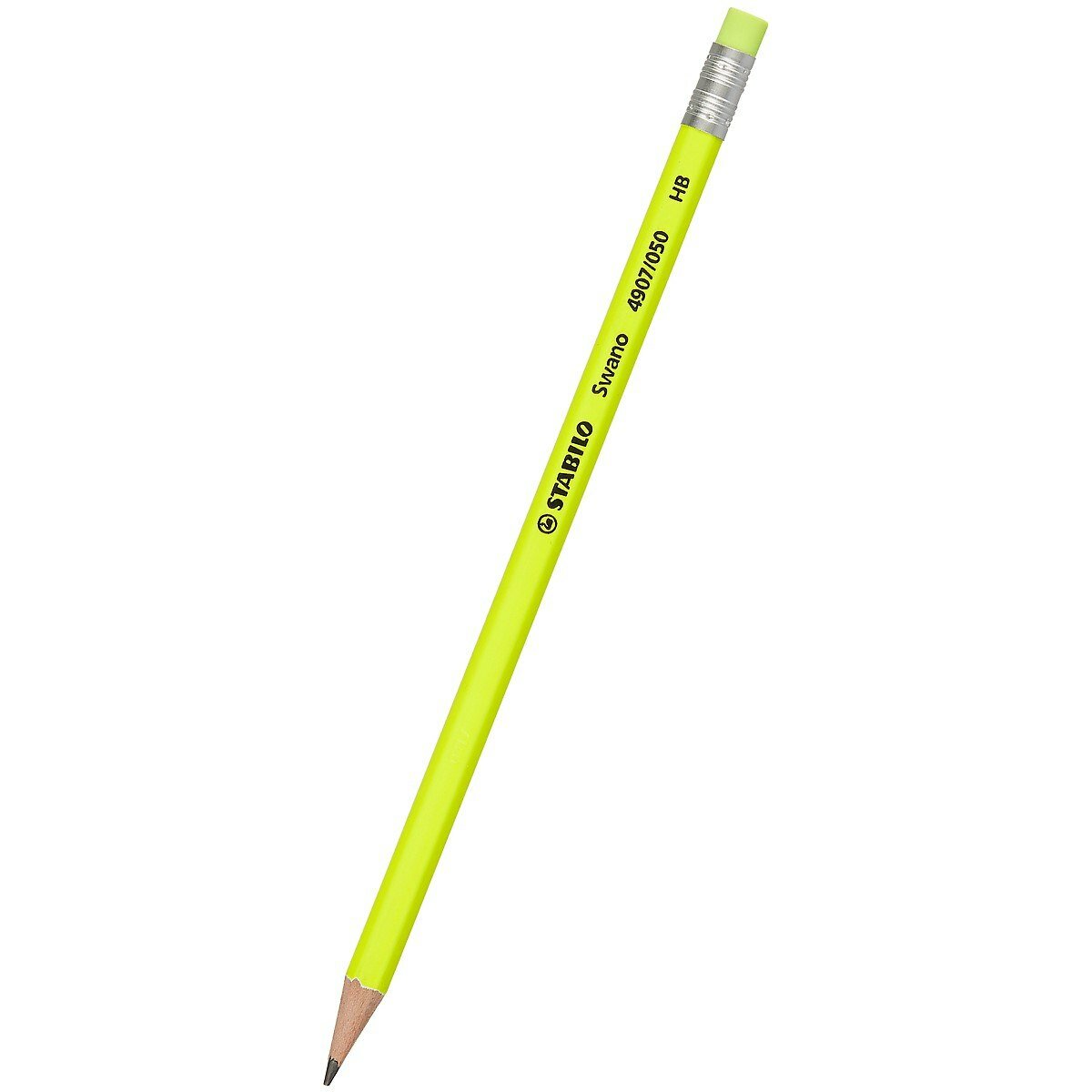 Карандаш Stabilo, Swano, чернографитный HB с ластиком