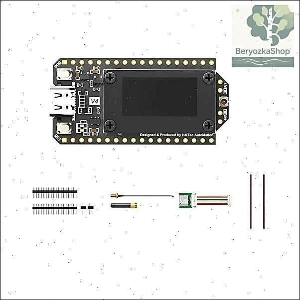 Плата разработки Heltec Meshtastic LoRa 32 V4 с GPS ESP32 SX1262 0,96-дюймовый OLED-дисплей с питанием от солнечной батареи, мощность передачи LoRaWAN 28 дБм