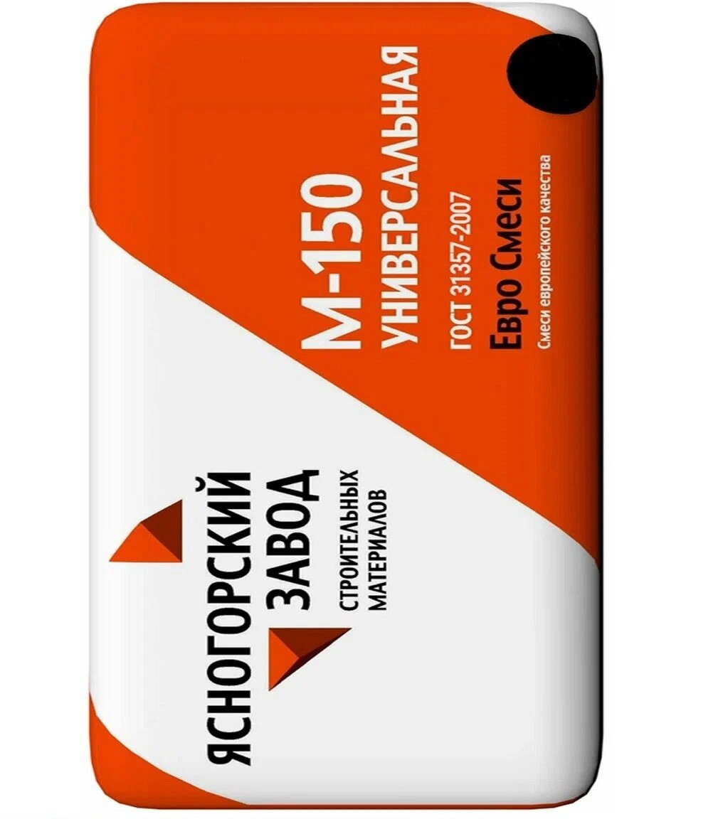 Смесь язсм М-150, 50кг, 18кг/м2, 120 мин, для широкого спектра работ