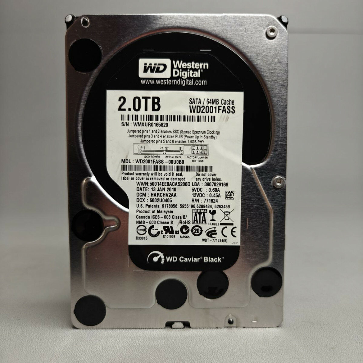 Жесткий Диск Western Digital WD2001FASS 2Tb 3.5" HDD