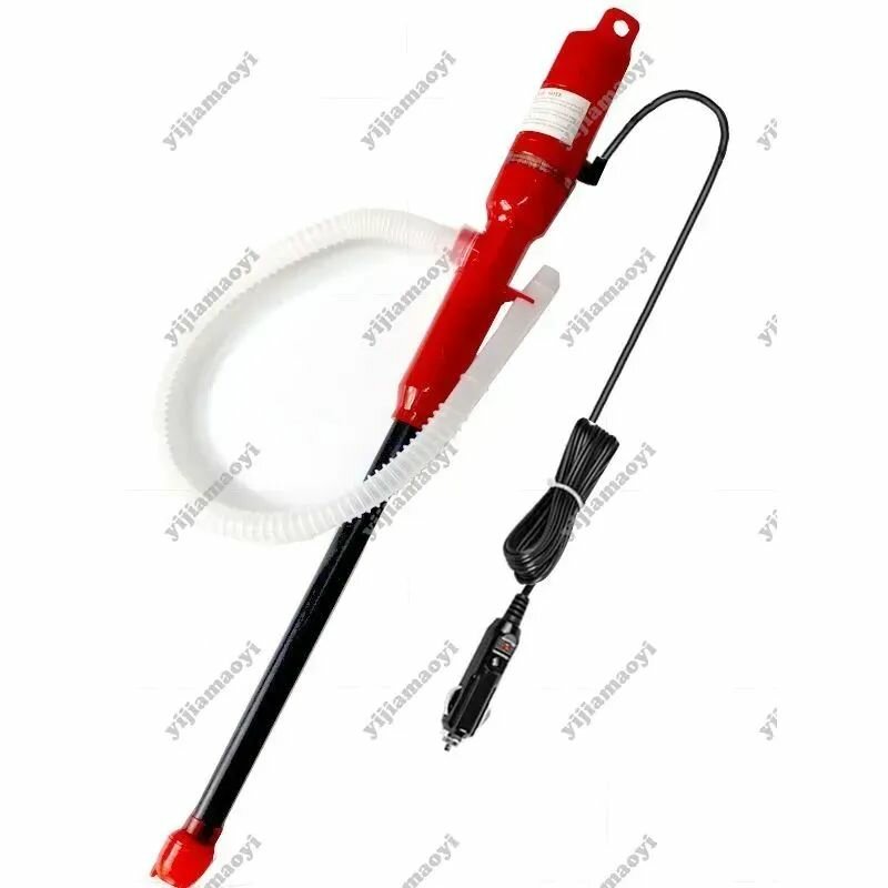 Электрический насос для перекачки технических жидкостей, Насосы для ГСМ, 58 см, 12 B, Красный