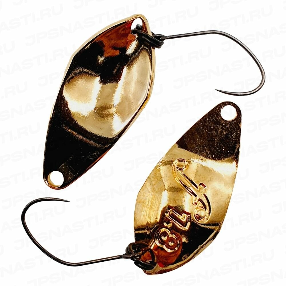 Японская блесна на форель Velvet Arts Forte, 1.8 г, #19 Gold / Форелевые приманки для рыбалки