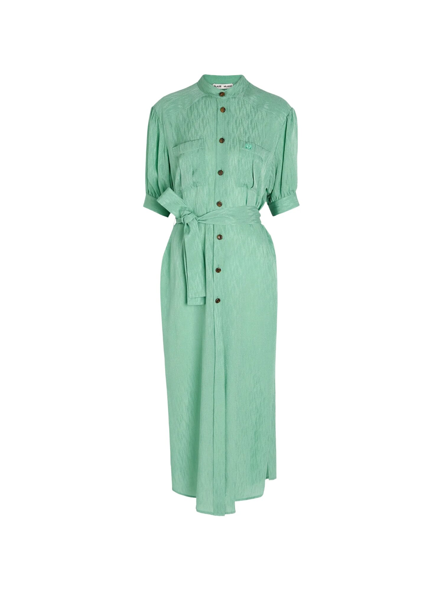 Платье Button belted midi dress