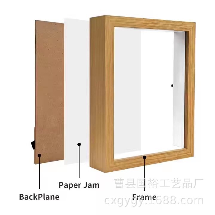 Деревянная рамка для фотографий с сухими цветами, портативный органайзер для хранения, креативная рамка для хранения сухих цветов в подарок