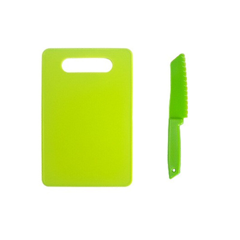 Детский пластиковый набор ножей для фруктов для детского сада и раннего развития, безопасный для рук, подходит для нарезки овощей и тортов, набор игрушечных ножей.