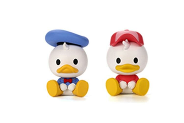Коллекционные фигурки унисекс POP MART Sitting Mickey Mouse Disney, Confirmed-Donald+Huey (Open)
