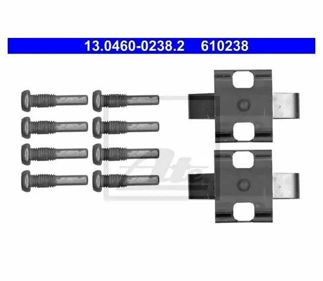 Ремкомплект тормозных колодок ATE 13-0460-0291-2, Nissan Micra 03-10