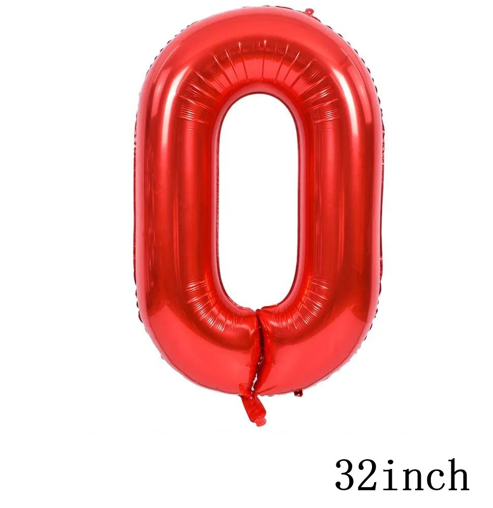 Воздушные шары Дэдпул и Мстители HEROCROSS Красный, 1pc 32inch Number