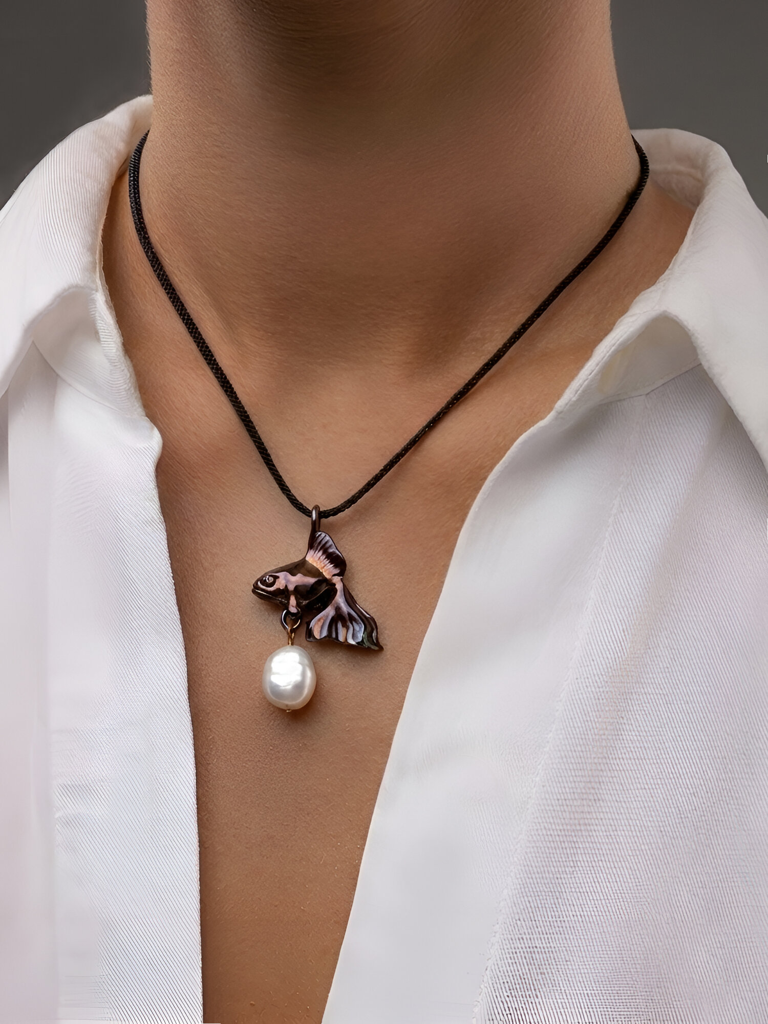 Подвеска Братья Глазуновы, серебро, 925 проба, золочение, жемчуг