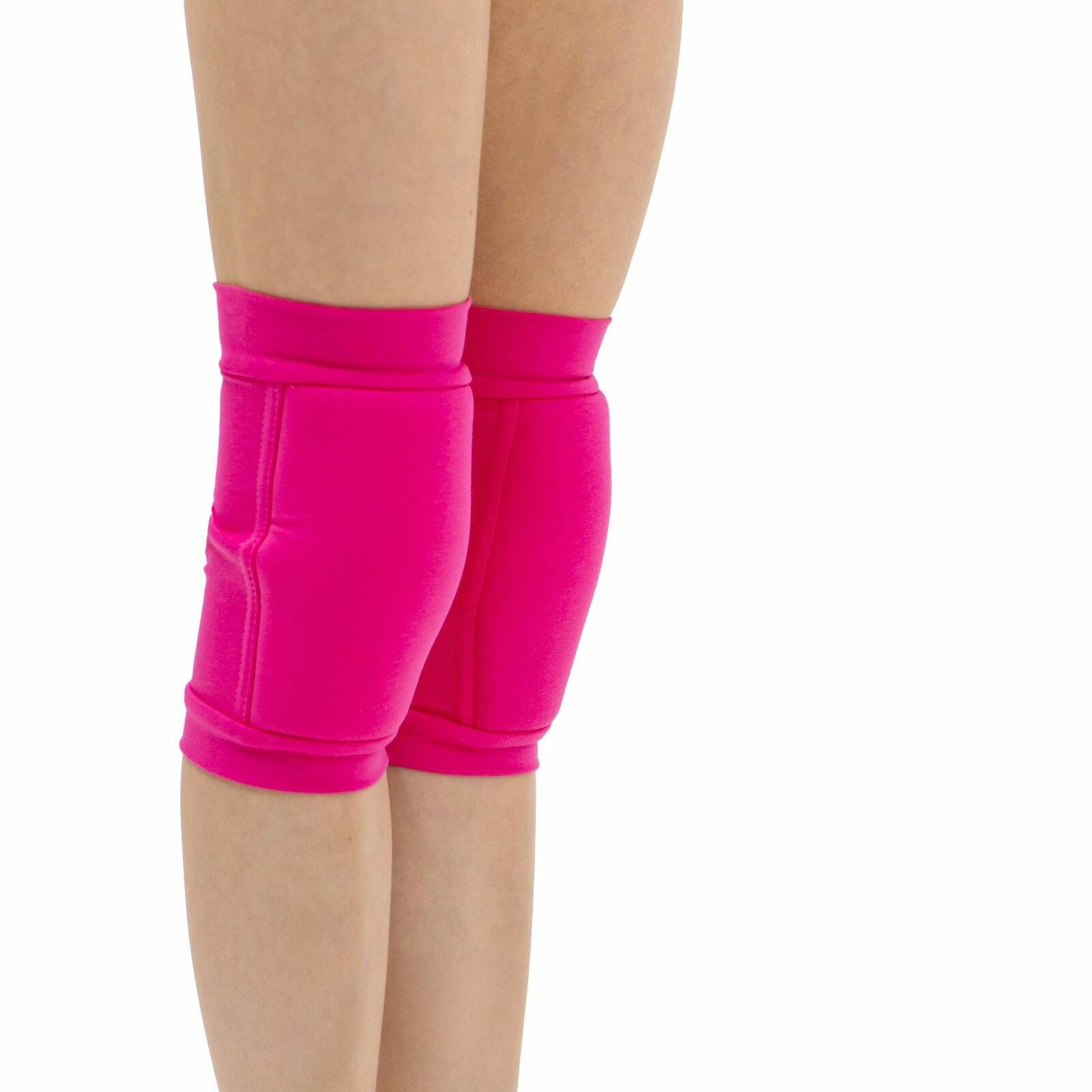 Наколенники для гимнастики и танцев детские, с уплотнителем, р. S, 7-10 лет, цвет фуксия