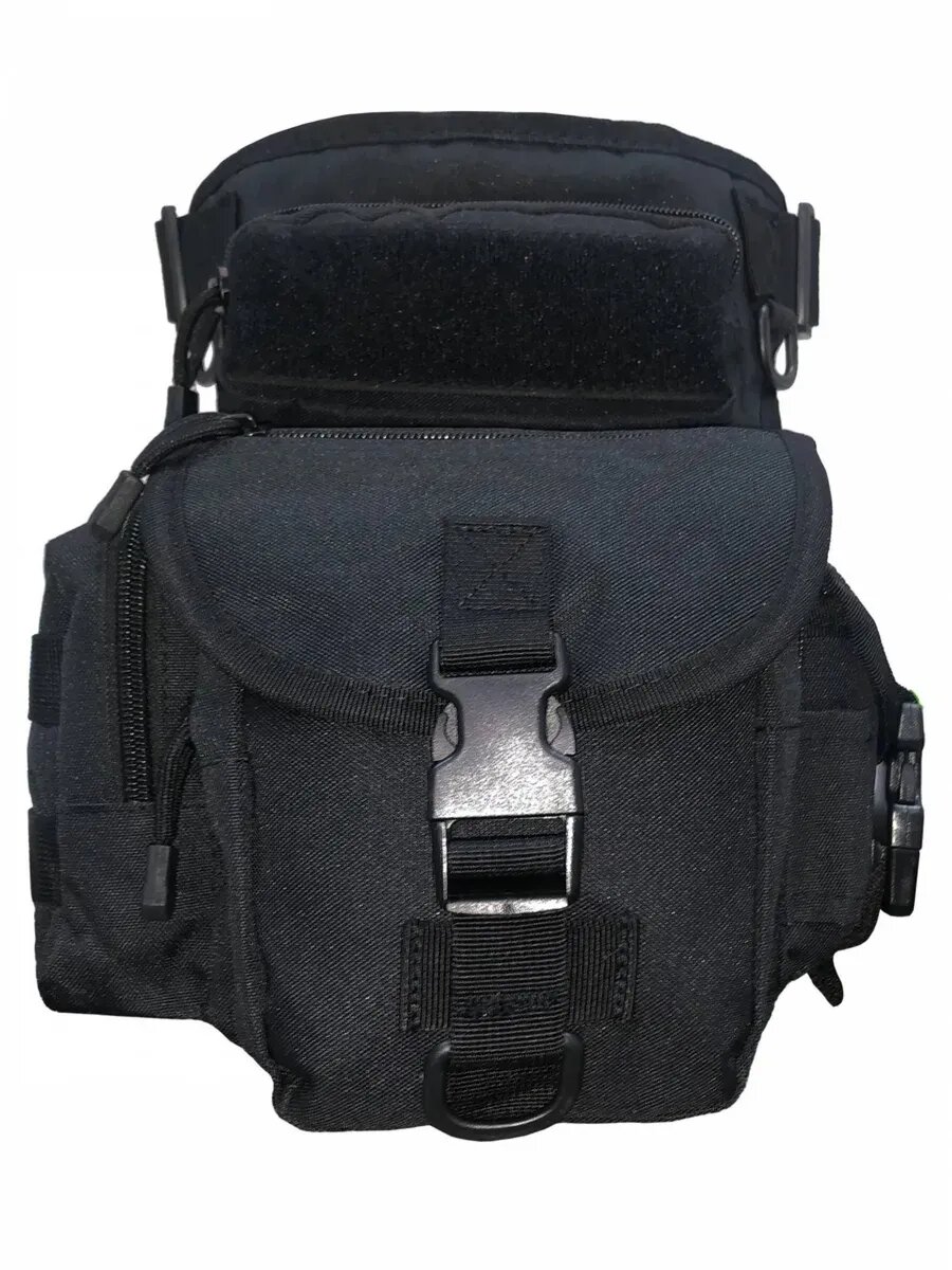 Сумка набедренная черная