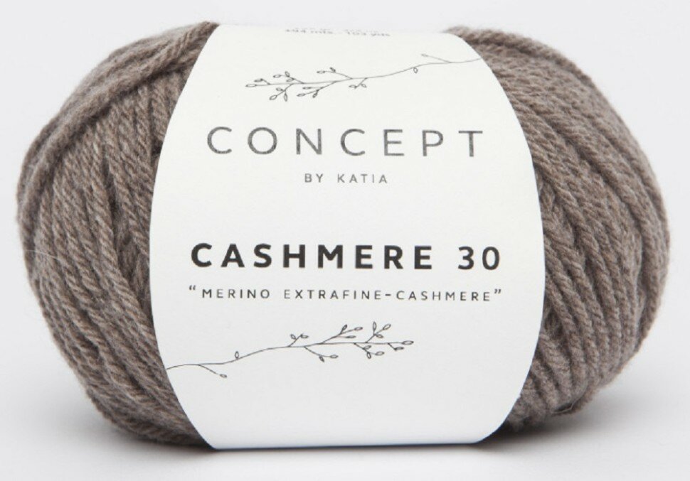Пряжа #979.202 Cashmere 30 25 г 94 м Katia