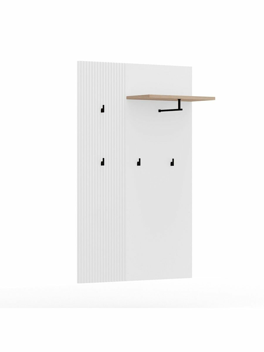 Вешалка Askona Home / Аскона Zima (Зима) Гикори кингстон+Белый, 85x133x26 см