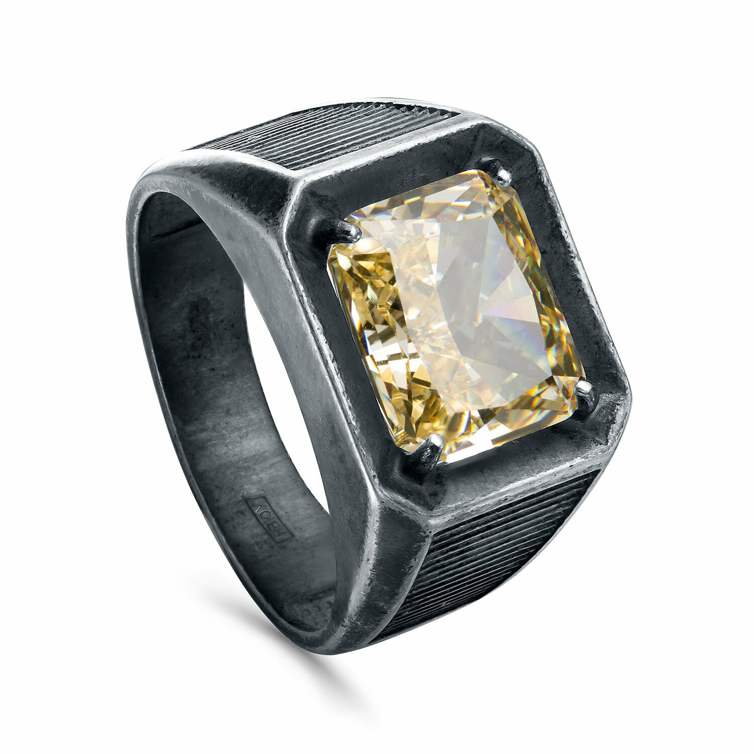 Кольцо тонкое, серебро, 925 проба